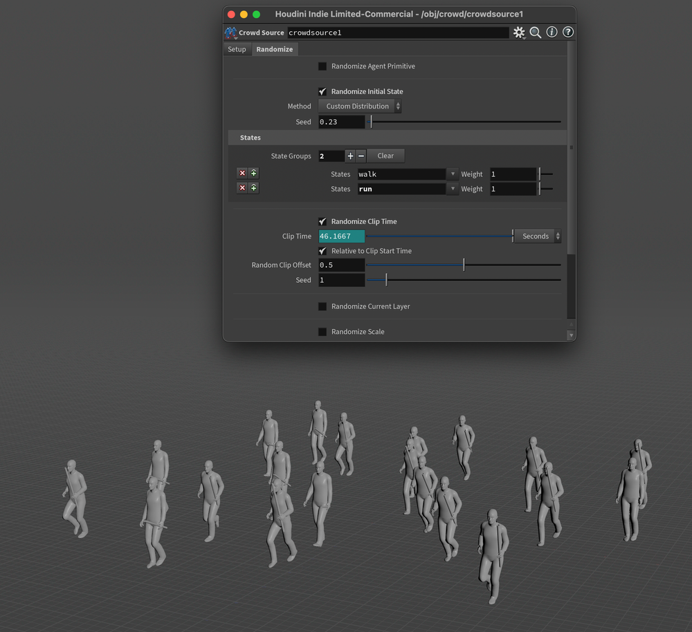 Rapid Crowd Generation in Houdini 20 (+Agents in USD)