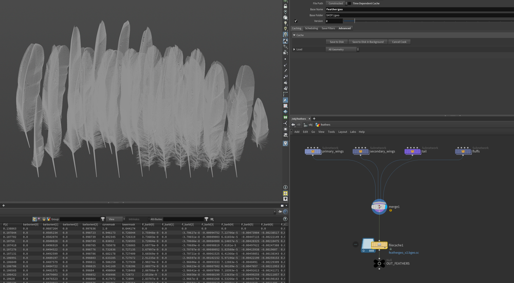 Creating and animating a Bird in Houdini (+ Solaris Feather Export HDA)