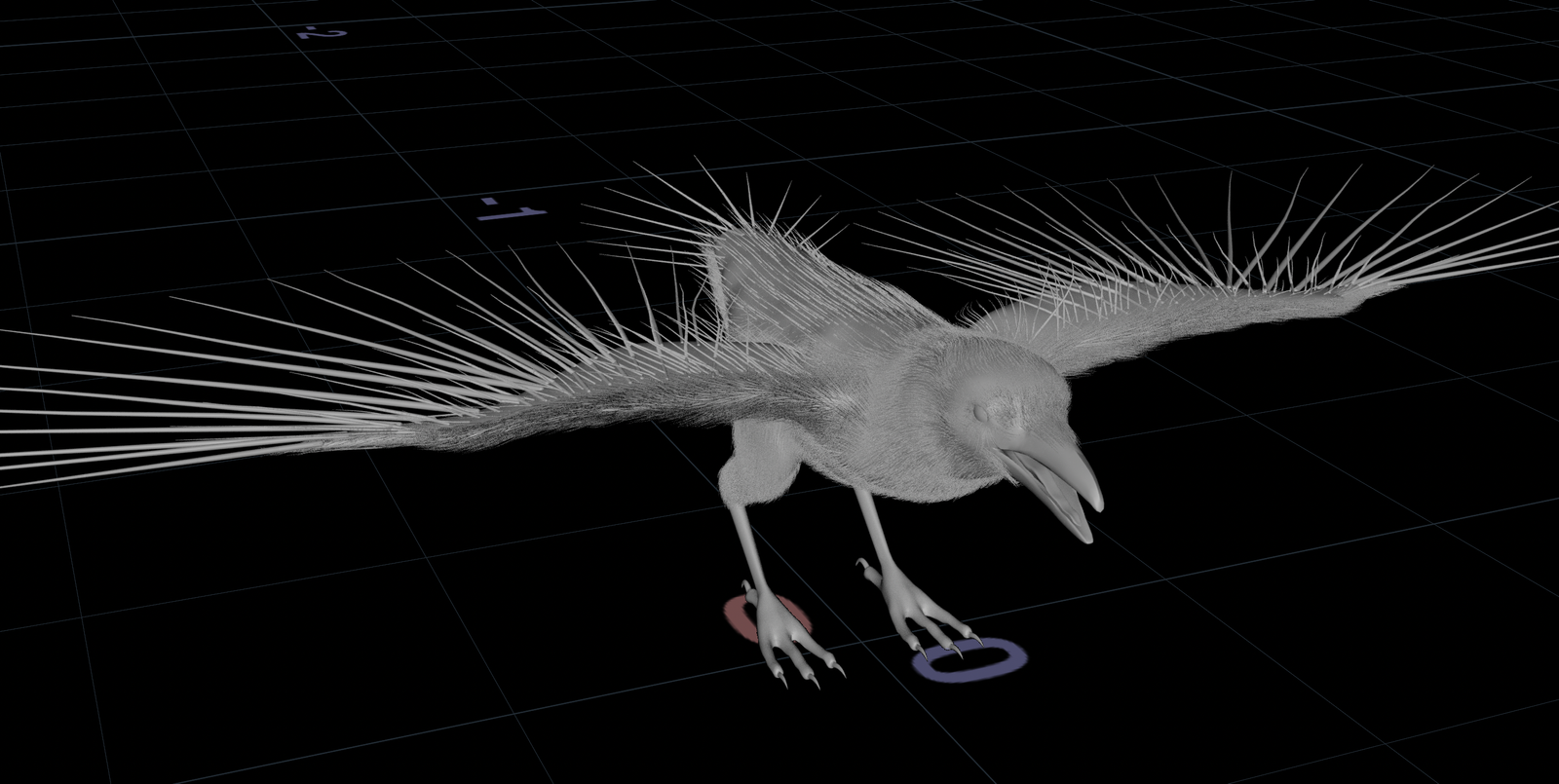 Creating and animating a Bird in Houdini (+ Solaris Feather Export HDA)